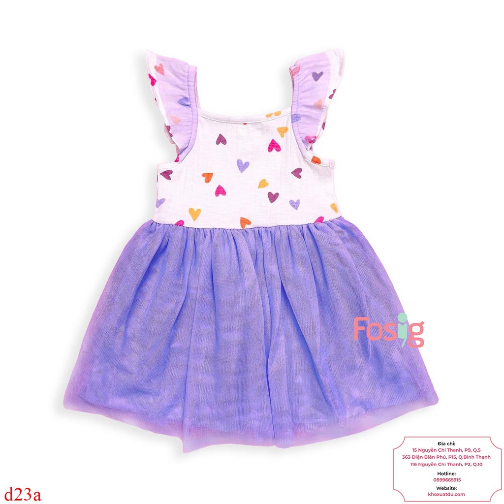 [8-9kg; 13-15kg; 19-20kg] Đầm Cánh Tiên Voan CJ130 Bé Gái - Trắng Tím ...
