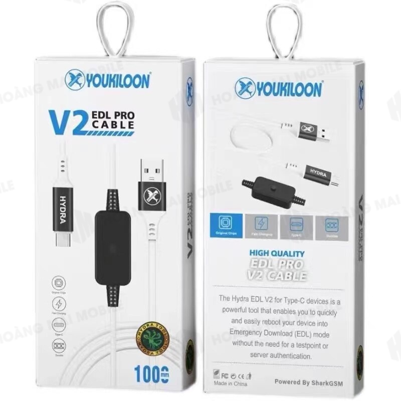 Cáp YOUKILOON HYDRA V2 EDL PRO Type-C USB Cable for Hydra Dongle NEW ...