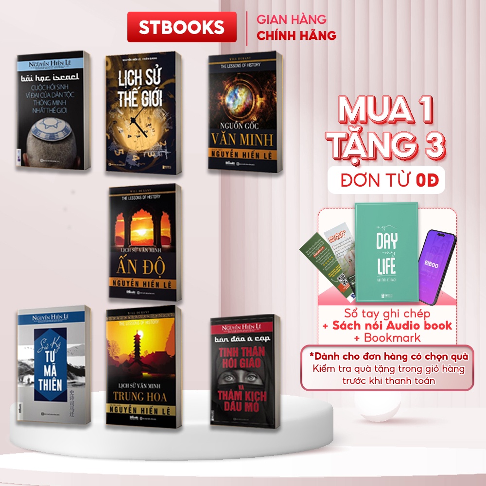 Bộ Sách Lịch Sử Nhân loại Tinh Hoa Lịch Sử Văn Minh Thế Giới Nguyễn Hiến Lê Bizbooks | Shopee ...