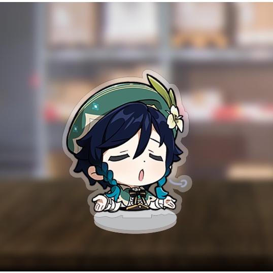 Mô hình standee Genshin Impact Chibi cute dễ thương 3cm | Shopee Việt Nam