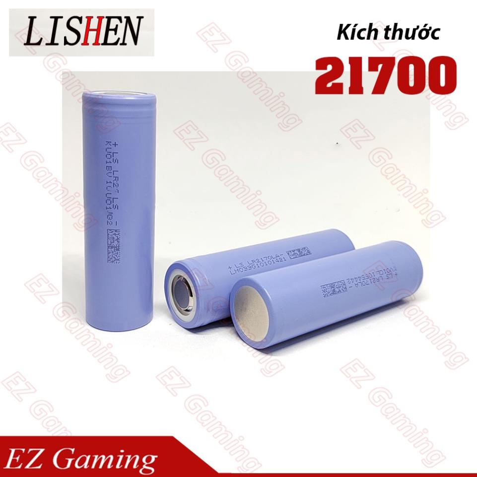 Pin li-ion 21700 3,7V Lishen, Dung lượng cao 4000mAh, dòng xả 40A ...