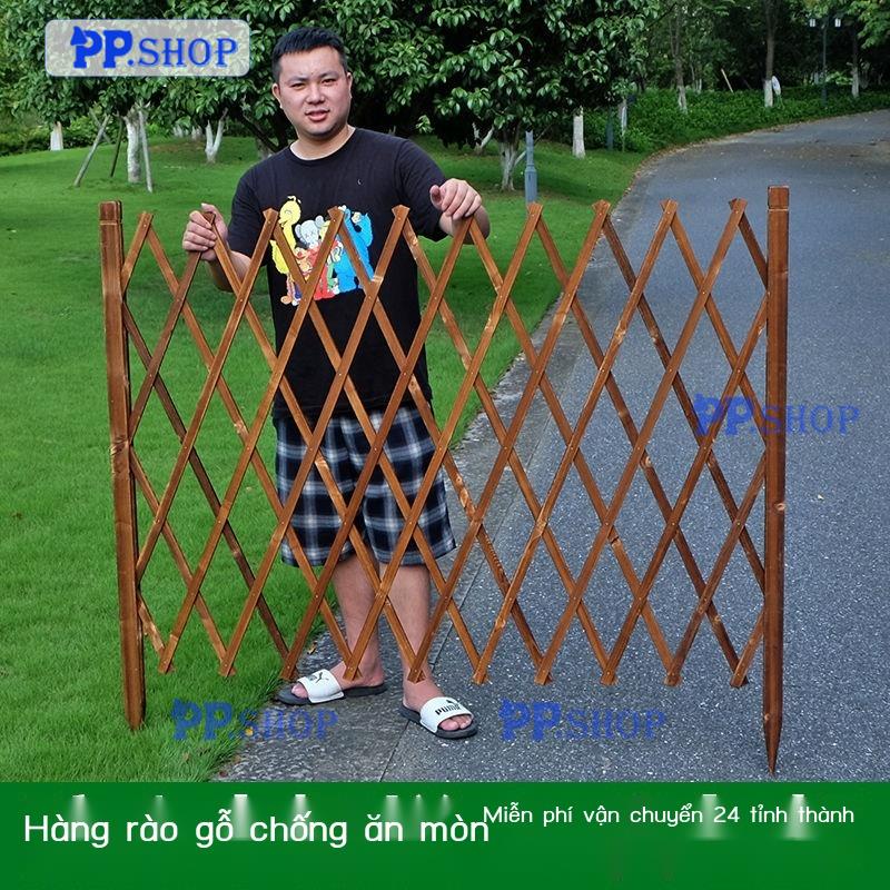 Hàng rào chèn gỗ chống ăn mòn bằng carbonized hàng rào hàng rào sân ...