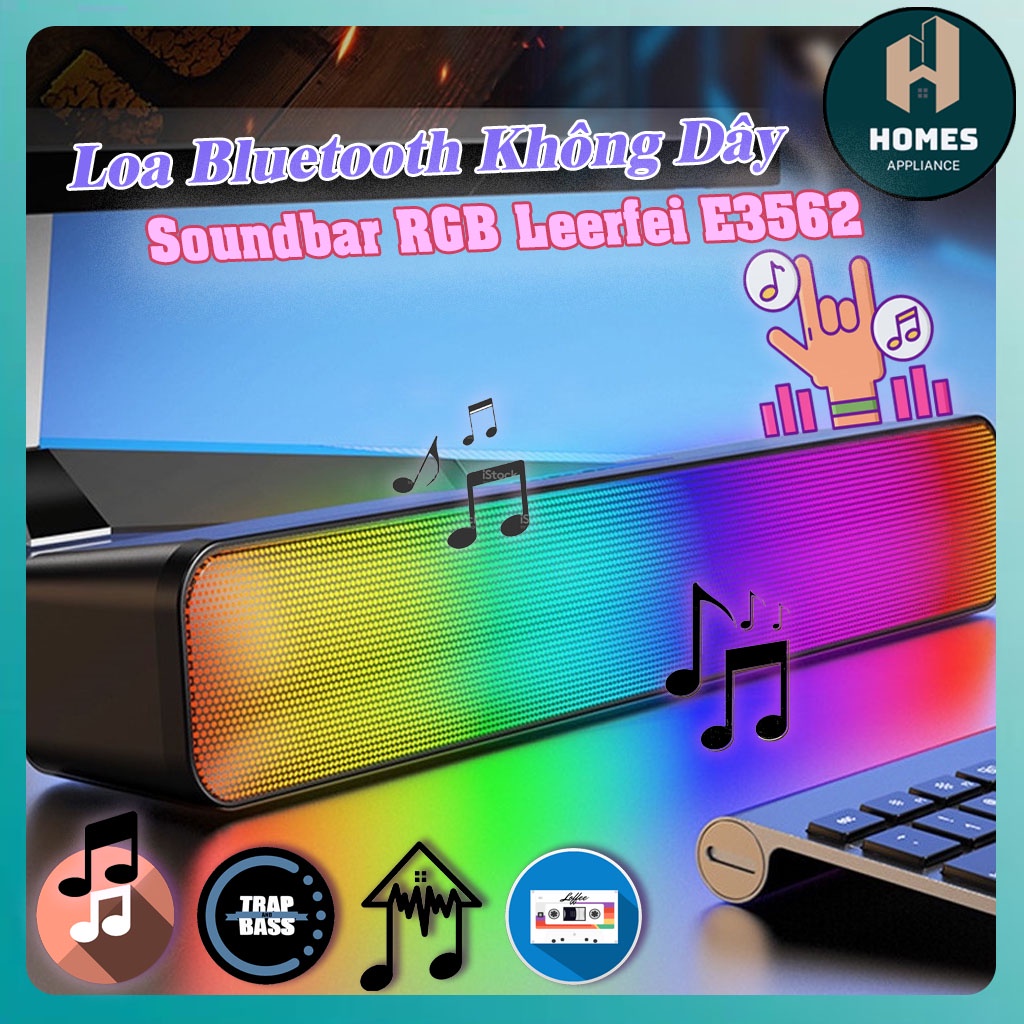 Loa RGB E3562 | Loa Bluetooth Bass Mạnh SoundBar E3562 LED RGB | Shopee ...