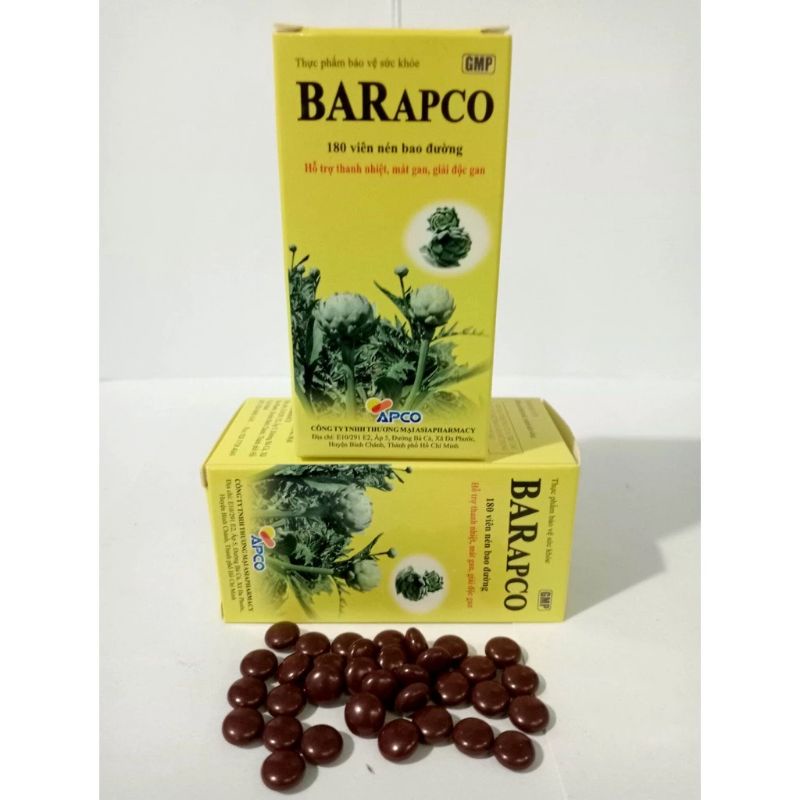 Giải độc gan bar apco lọ 180 viên | Shopee Việt Nam