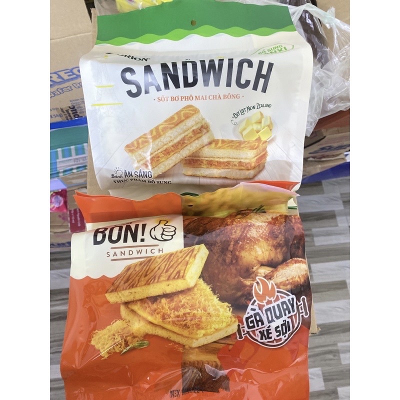 Bánh ăn sáng C’est Bon sandwich Sốt Bơ Phô Mai Chà Bông | Shopee Việt Nam