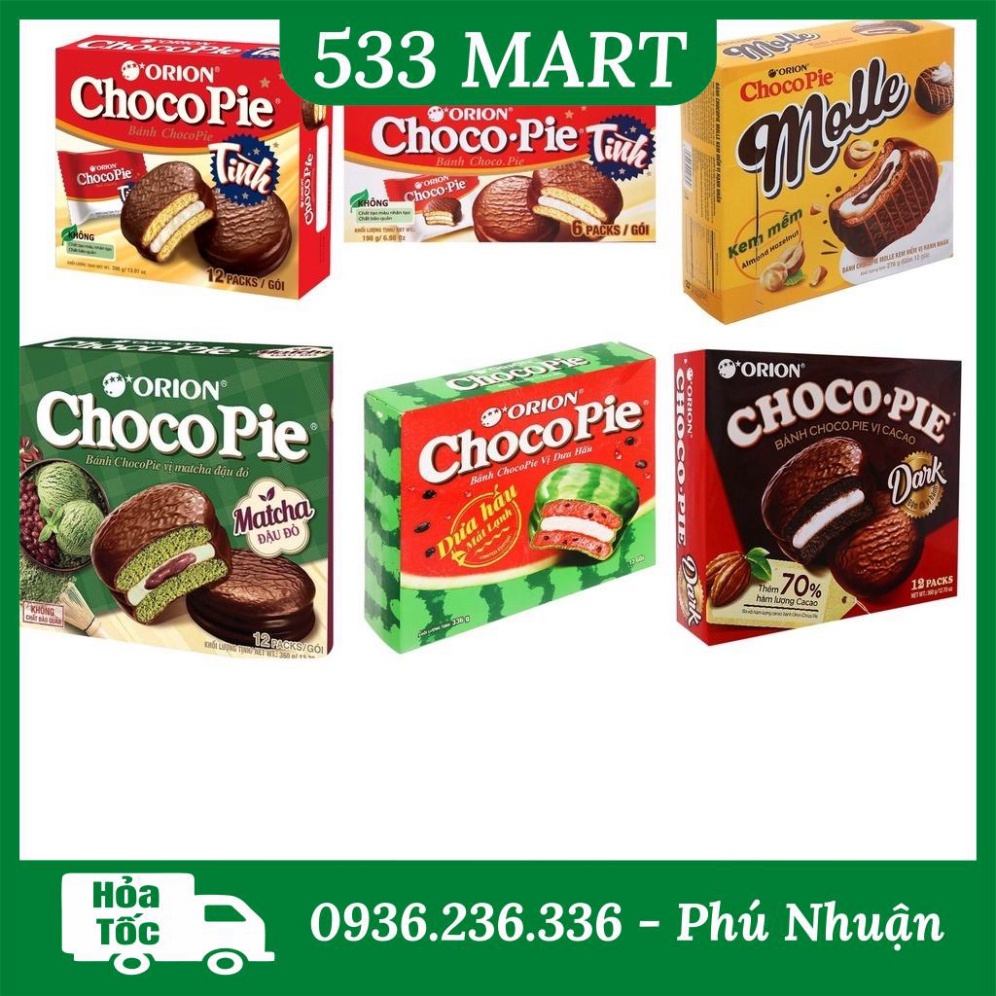 [ĐỦ LOẠI] Bánh Chocopie hộp 12 cái, Hộp 6 cái | Shopee Việt Nam