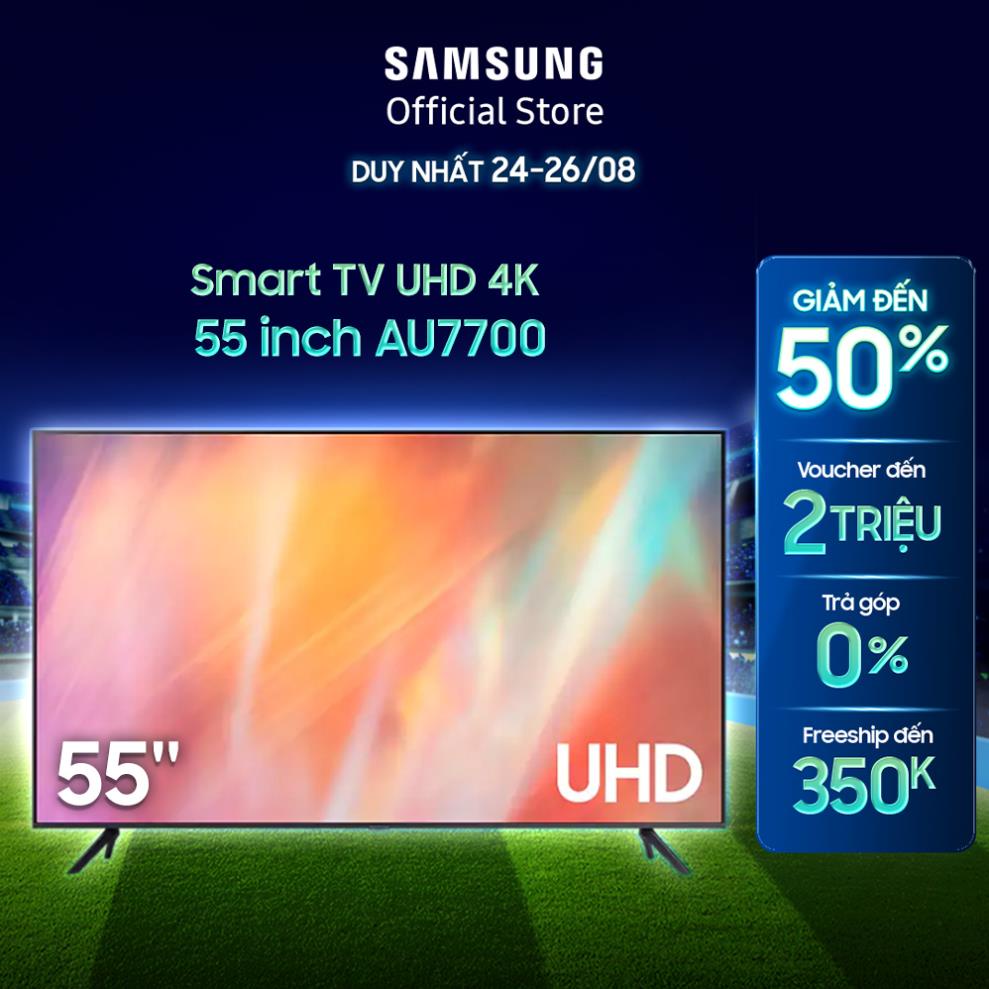 [Shopee voucher ELAVDA15 giảm 15% CAP 3TR] Smart Tivi Samsung Crystal ...