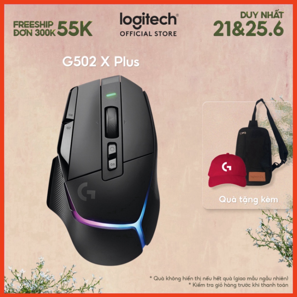 Chuột game không dây Logitech G502 X PLUS LIGHTSPEED – switch ...
