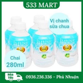 [LỐC 6 CHAI] Nước uống KIRIN IMUSE vị sữa chua và chanh 280ml | Shopee ...