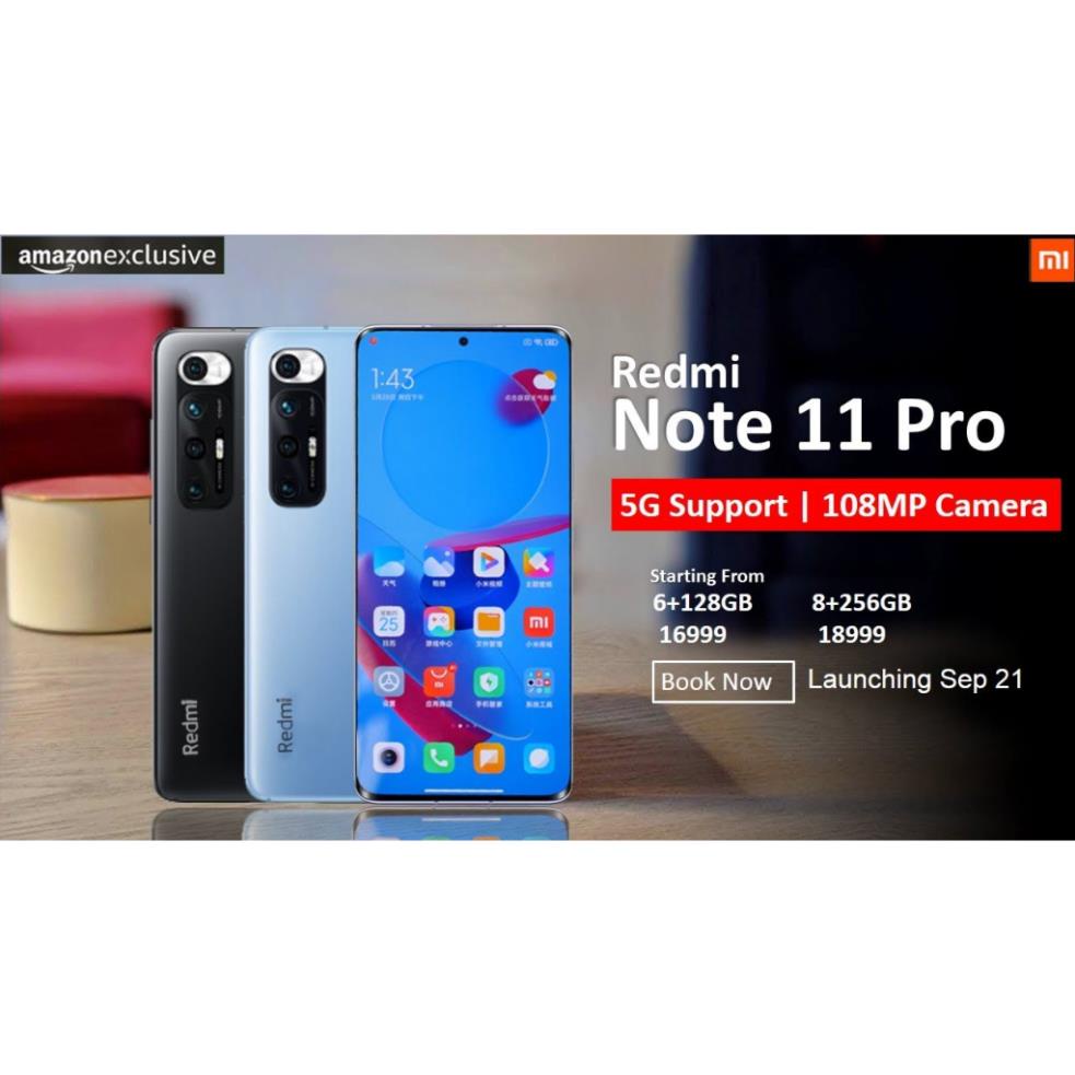 Điện thoại Xiaomi Redmi Note 11 Pro 5G (8GB/128GB) Nguyên seal, phụ ...