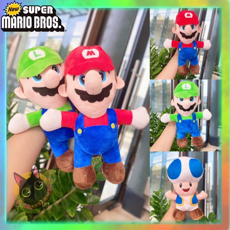 Tổng hợp nhân vật MARIO nhồi bông _ Búp bê nhân vật trong game Mario ...