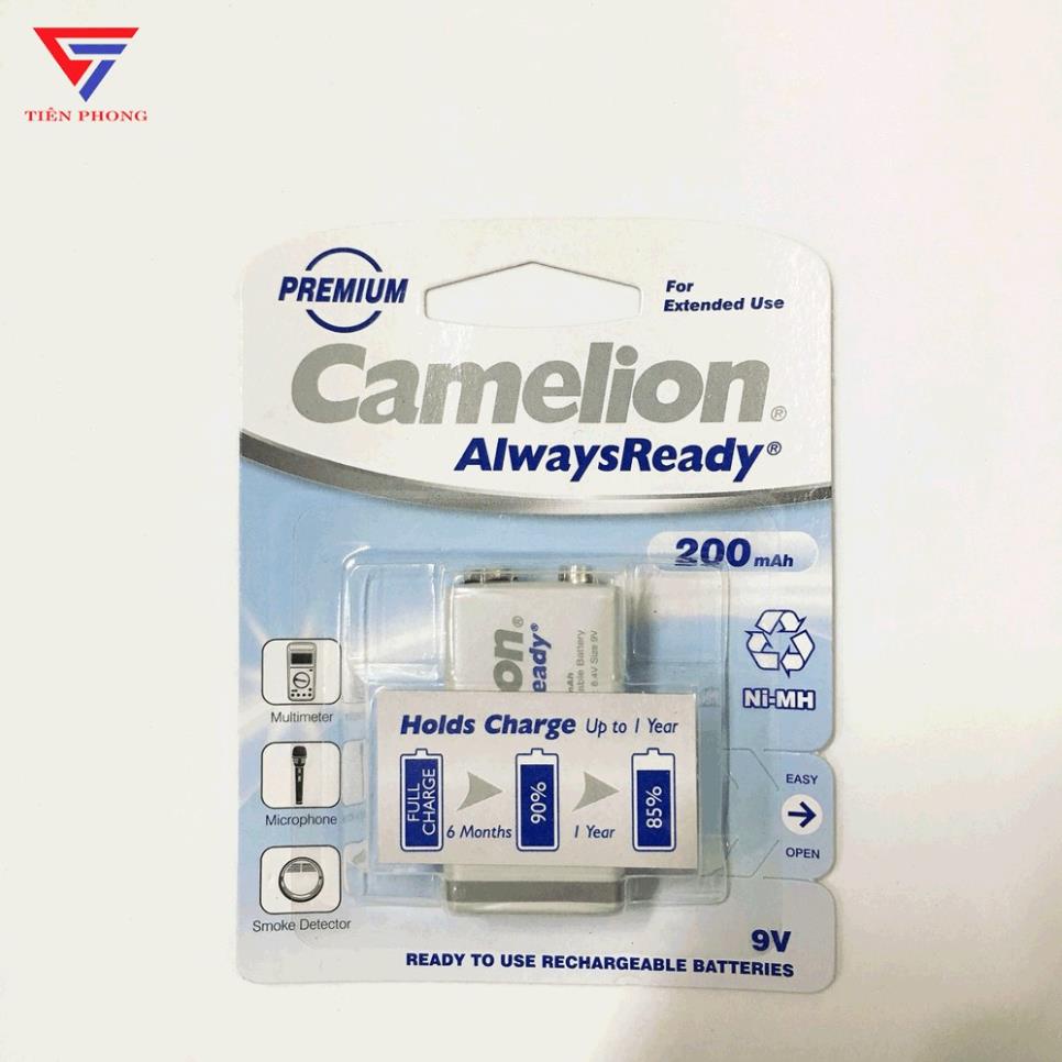 Pin Sạc 9v vuông Camelion 200mAh chính hãng - Vỉ 1 viên | Shopee Việt Nam