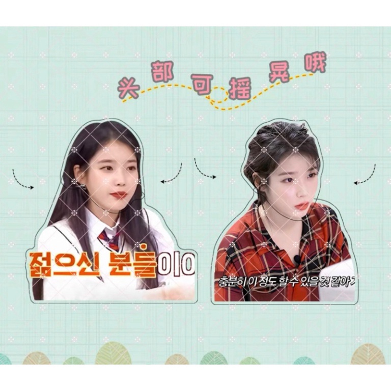 Standee lắc đầu (kèm pin) hình IU Thegioipuzzle | Shopee Việt Nam