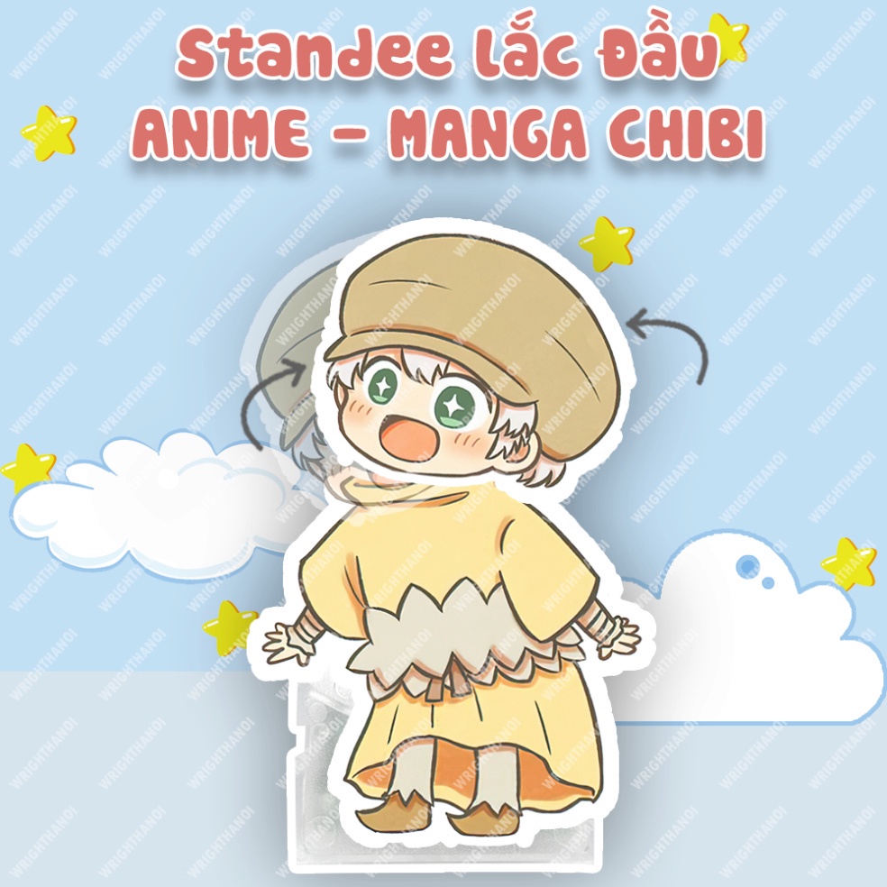 Standee Lắc Đầu Doctor Stone Senku Ryusui Ukyo Suika Anime Manga Nhật Bản Chibi Cute