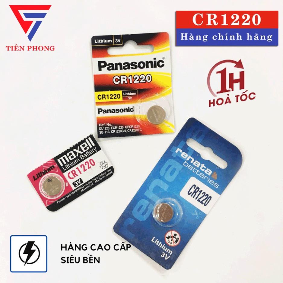 Pin CR1220 Renata, Panasonic, Maxell 1220 Hàng Chính Hãng | Shopee Việt Nam