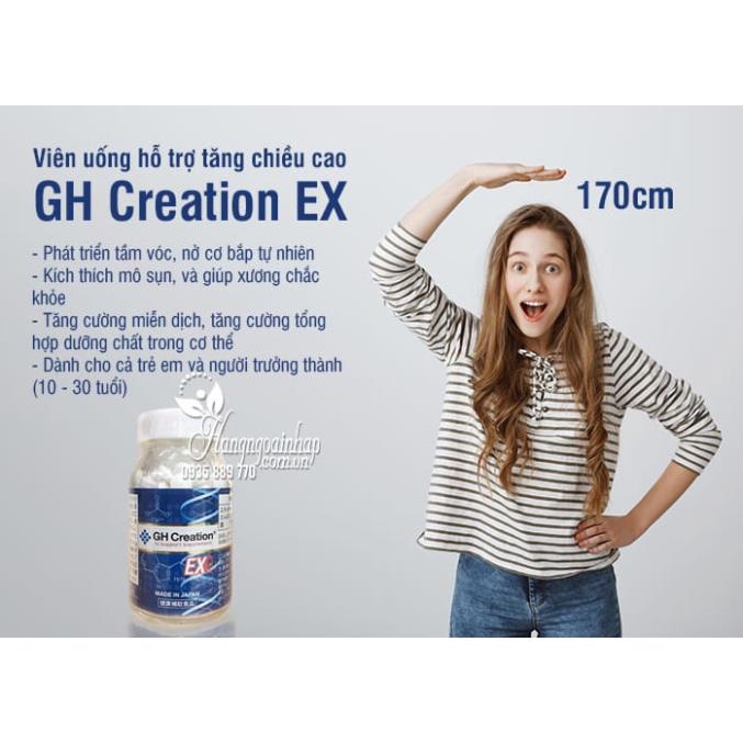 Viên uống hỗ trợ tăng chiều cao GH Creation EX Nhật Bản | Shopee Việt Nam