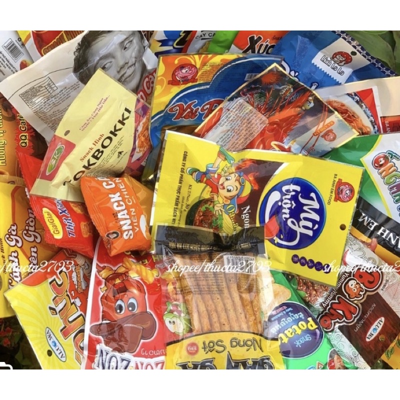 combo 20 gói đủ loại bim bim cay cay | Shopee Việt Nam