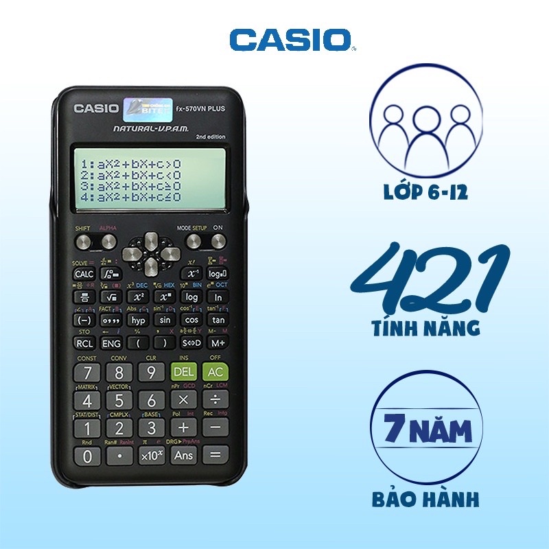 Máy tính Casio FX 570VN PLUS | Shopee Việt Nam