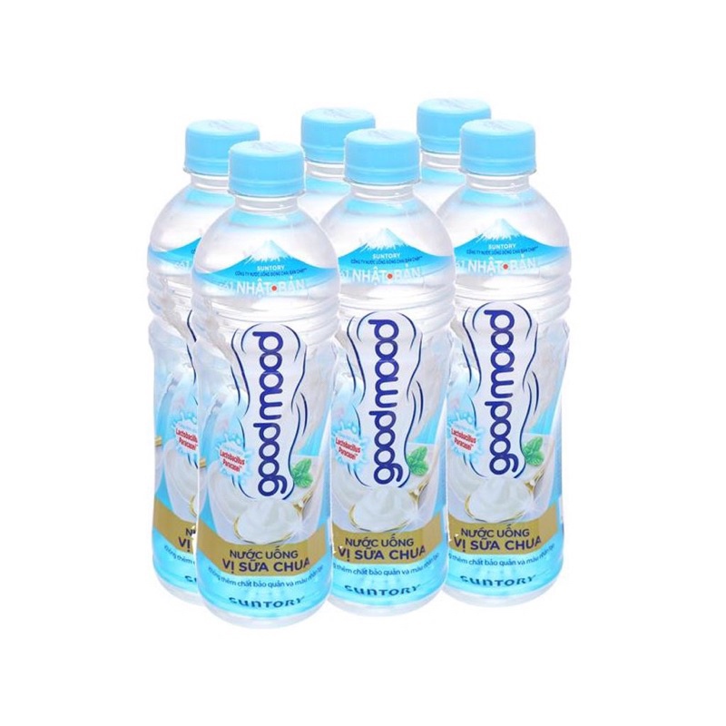 { Ship Hoả Tốc } Lốc 6 Chai Nước Uống Vị Sữa Chua GoodMood 450ml | Shopee Việt Nam