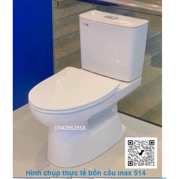 BỒN CẦU INAX 2 KHỐI C-514VAN NẮP ÊM (Chính hãng 100%) | Shopee Việt Nam