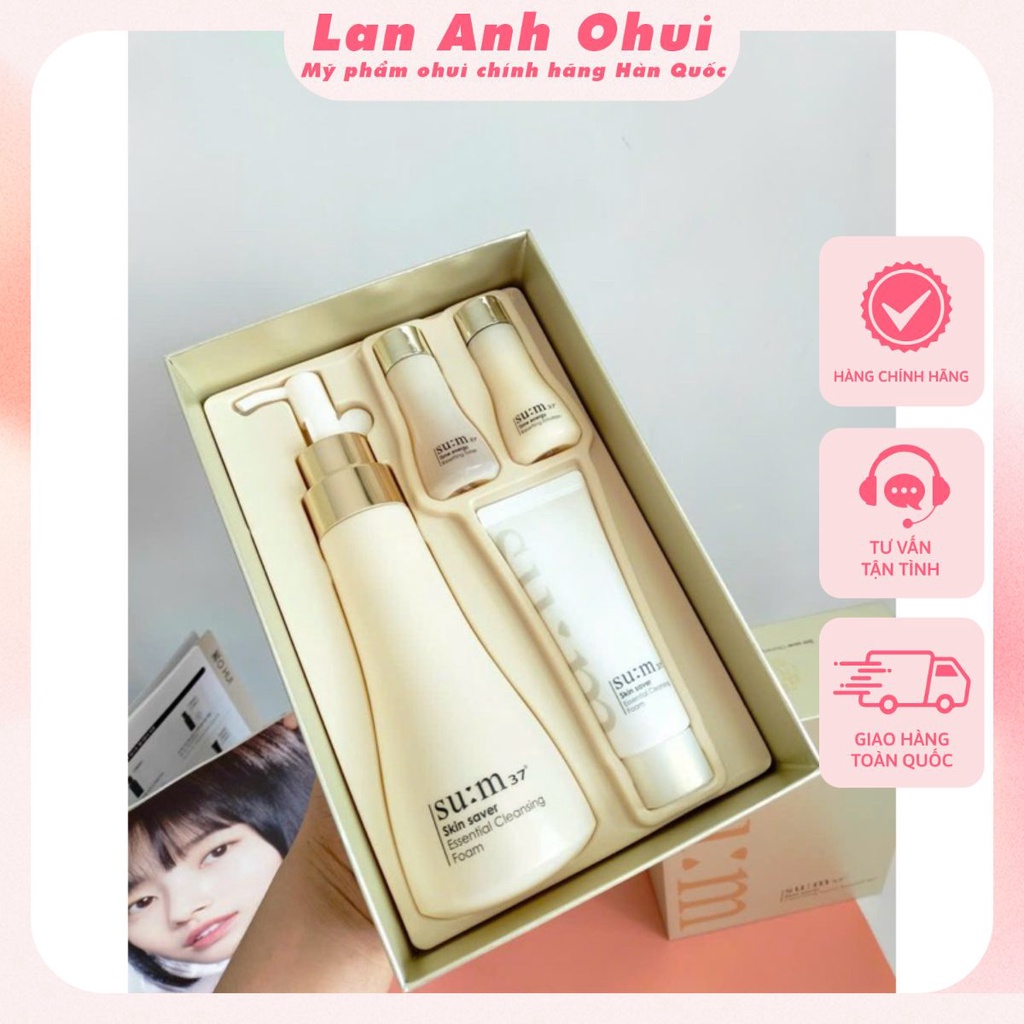 [Hàng nội địa Hàn ] Sét sữa rửa mặt sum 37 skin saver 250 ml | Shopee ...