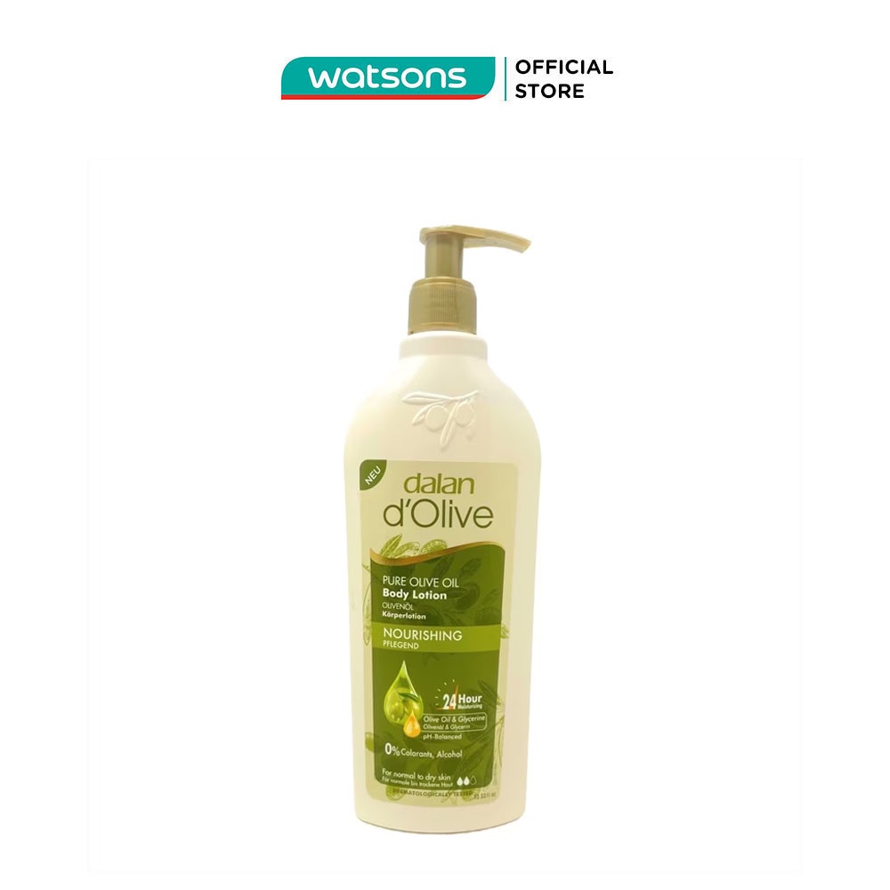 Sữa Dưỡng Thể Dalan D'Olive Trắng Da Pure Olive Oil Body Lotion 400ml ...
