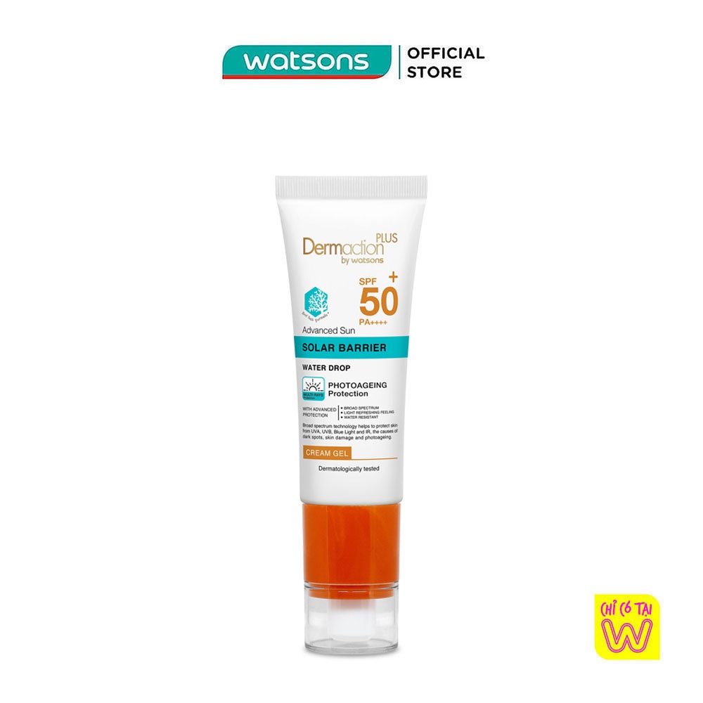Gel Chống Nắng Dermaction Plus By Watsons Solar Barrier SPF50+ PA ...