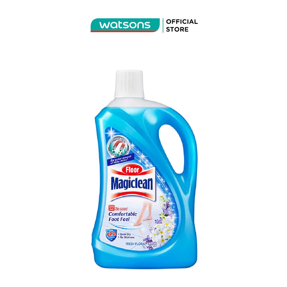 Nước Lau Sàn Magiclean Hương Hoa Sảng Khoái Chai 2L | Shopee Việt Nam