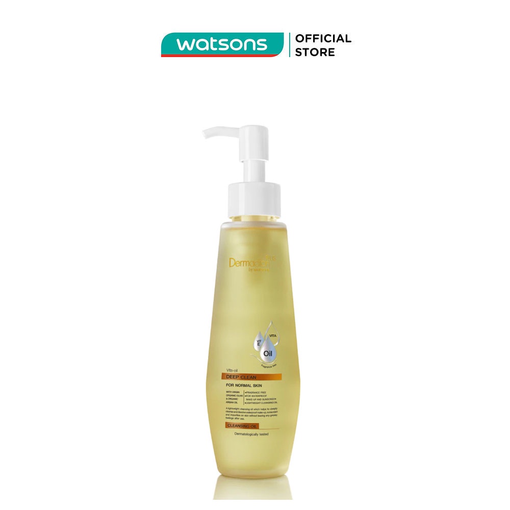 Dầu Tẩy Trang Dermaction Plus By Watsons Vita-Oil Deep Clean Cleansing ...
