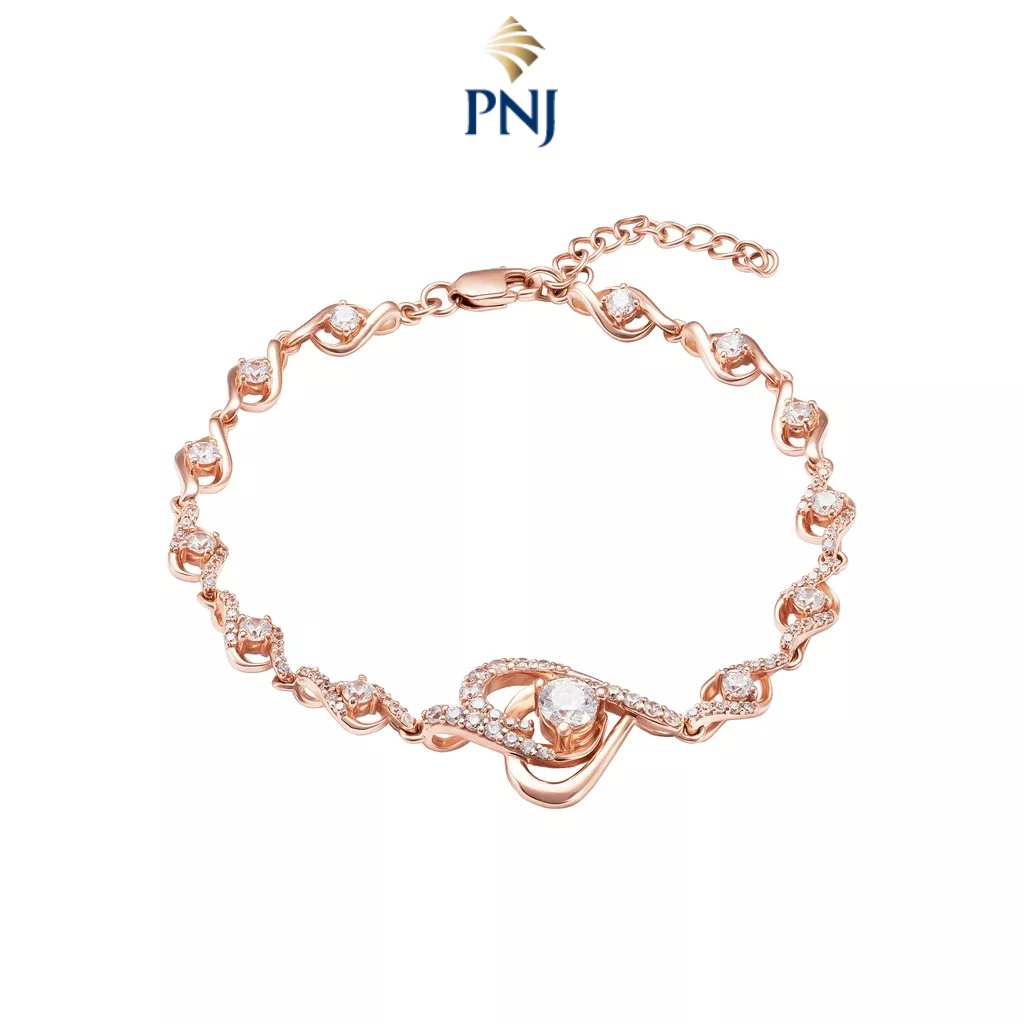 Lắc tay Bạc Đính Đá CZ PNJSilver XMXMX000003 | Shopee Việt Nam