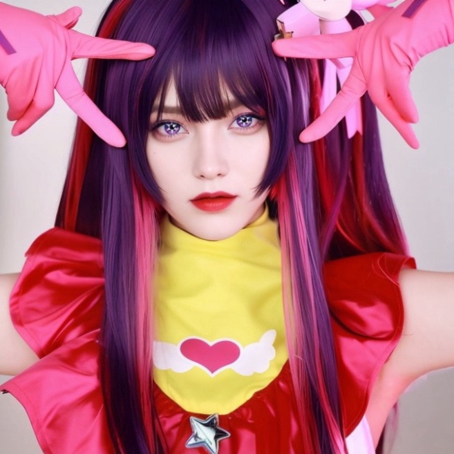 [sẵn] Lens Cosplay Ai Hoshino Ruby Aquamarine Oshi No Ko [miu Cosplay