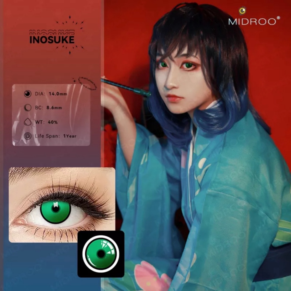 [Sẵn] Lens cosplay Rengoku/Tomioka/Zenitsu/Inosuke/Tanjirou/Kanao ...