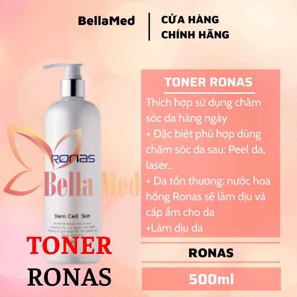 Nước hoa hồng toner tế bào gốc ronas chính hãng Hàn Quốc 500ml | Shopee ...