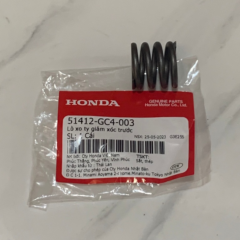 Lò xo ty giảm xóc trước SH MODE, PCX 125 (2011-2012) chính hãng Honda ...