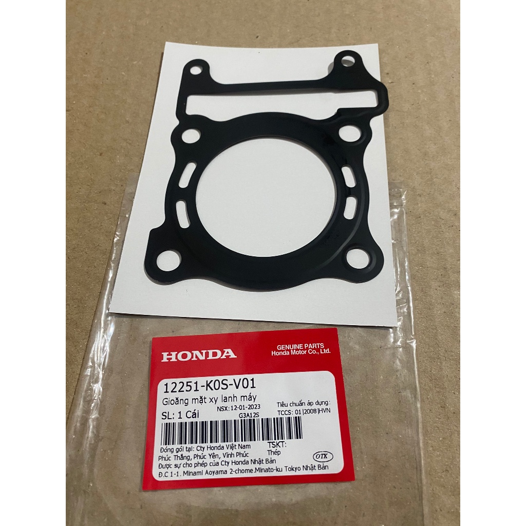 Gioăng mặt xy lanh máy SH 150 (2020-2023) chính hãng Honda (12251-K0S-V01) | Shopee Việt Nam