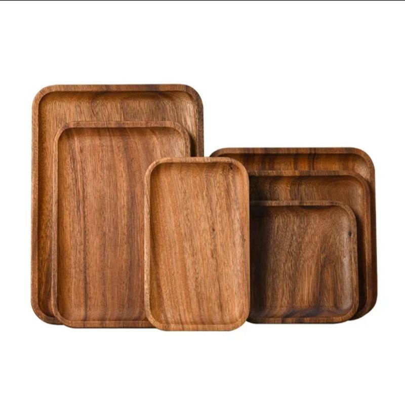 khay gỗ decor đủ mẫu, size, dùng phục vụ quán và nhà hàng, decor chụp ...