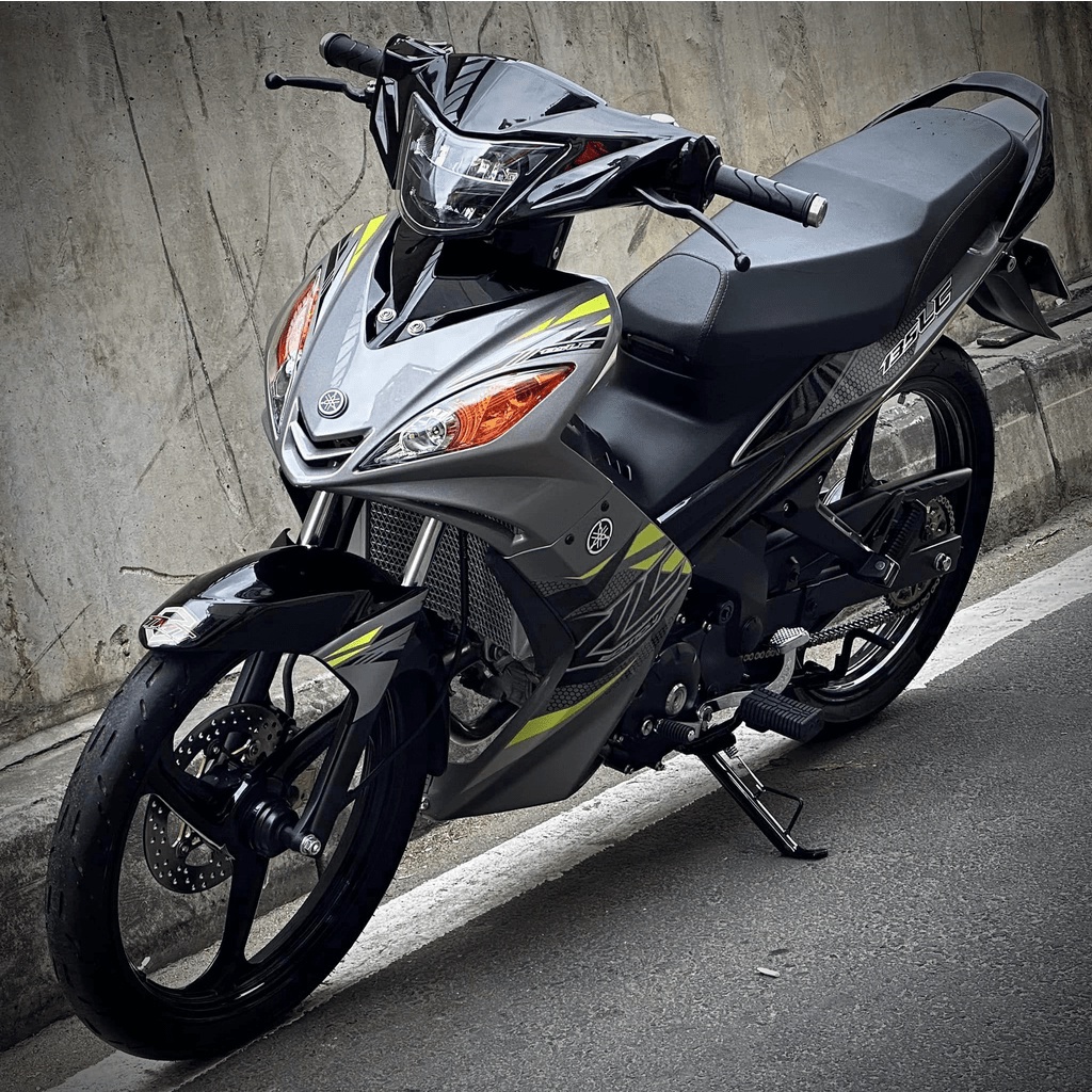 Tem rời Exciter 2010 - Mẫu LC135 tổ ong xám xanh | Shopee Việt Nam