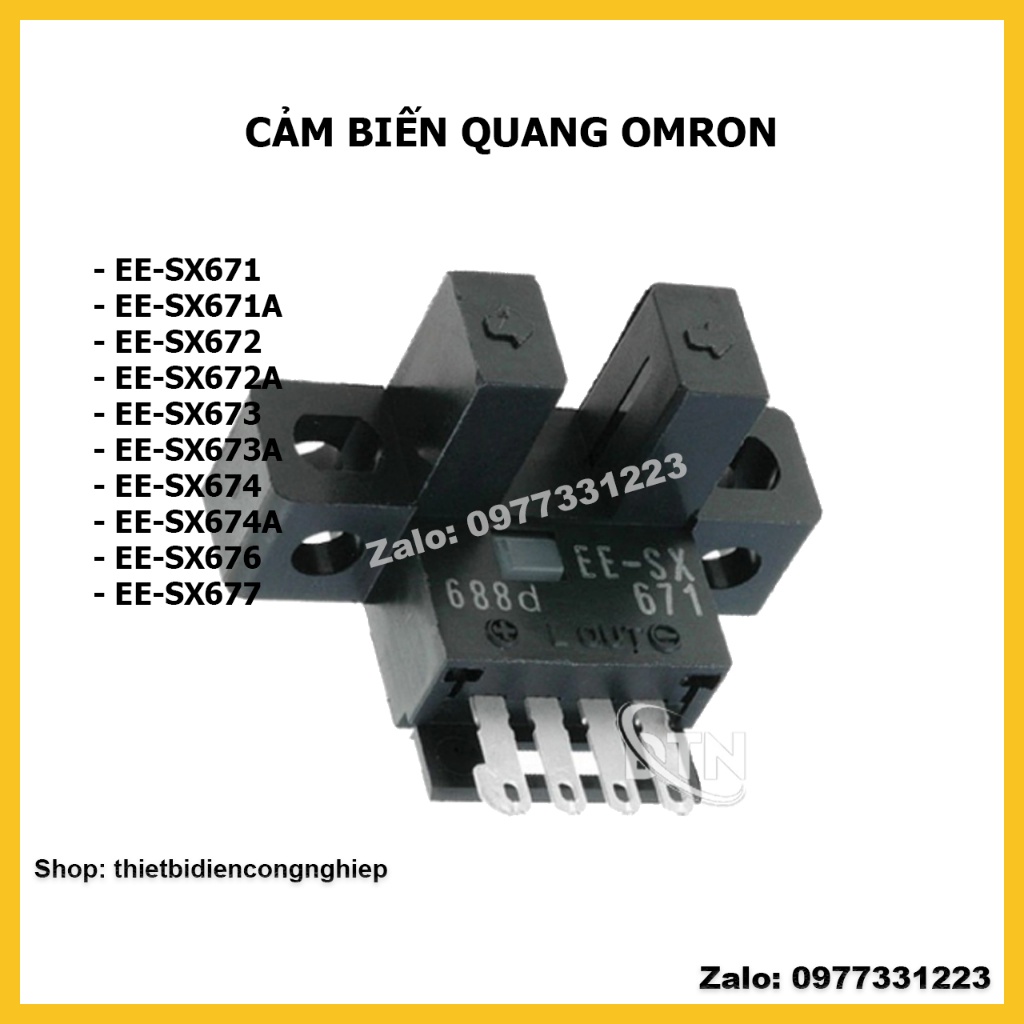 Cảm biến quang OMRON EE-SX671 EE-SX671A EE-SX672 EE-SX672A EE-SX673 EE ...