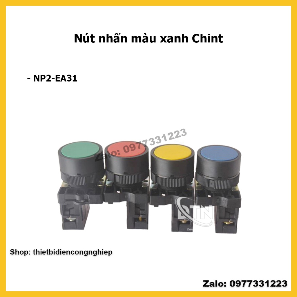 Chint Nút ấn nhả mầu xanh phi 22 1NO Chint NP2-EA31 (hàng chính hãng ...