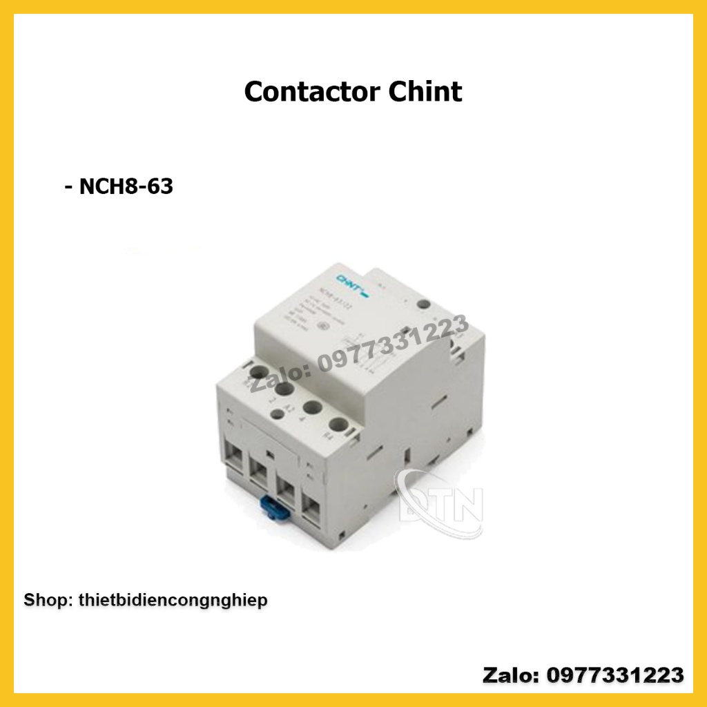 Chint Contactor CHINT 4P 63A 2NO và 2NC (hàng chính hãng) | Shopee Việt Nam