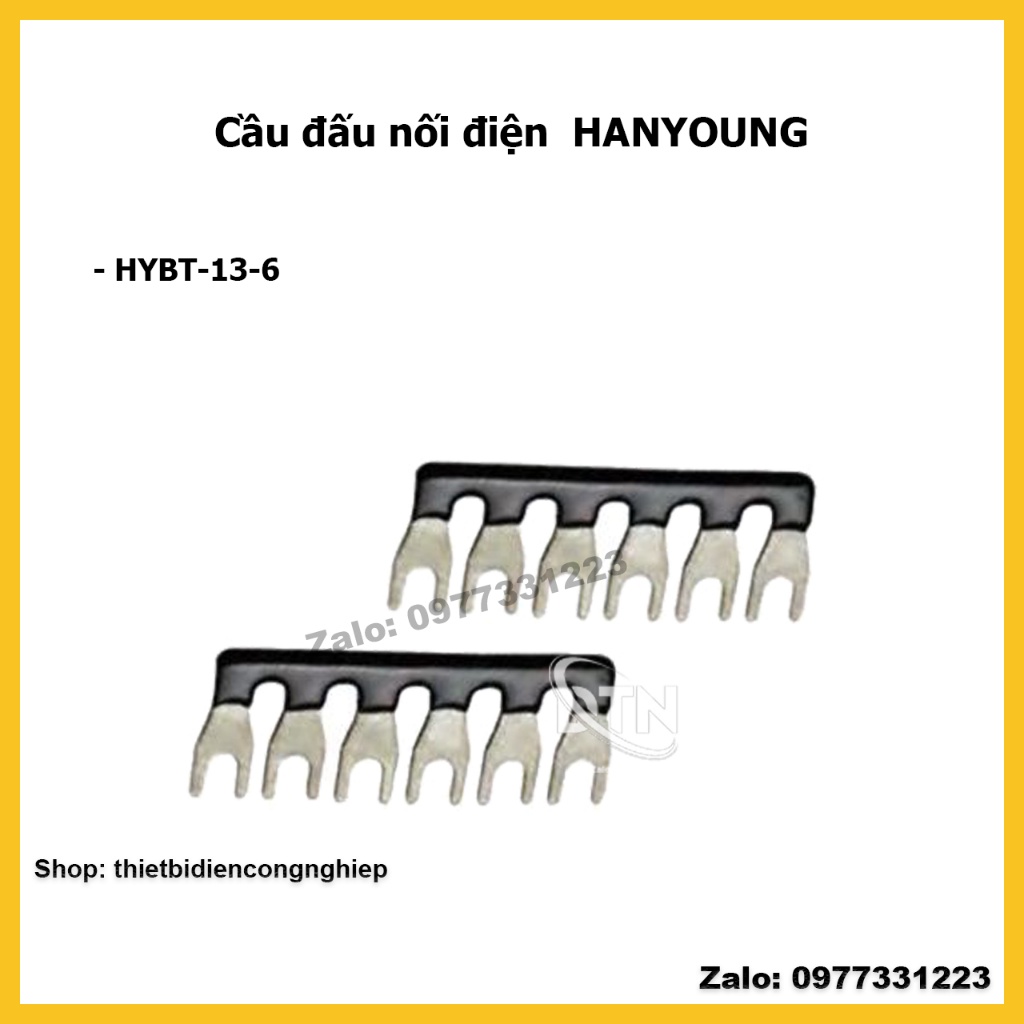 HYBT-13-6 Thanh lược nối tắt dùng cho cầu 15A HANYOUNG | Shopee Việt Nam