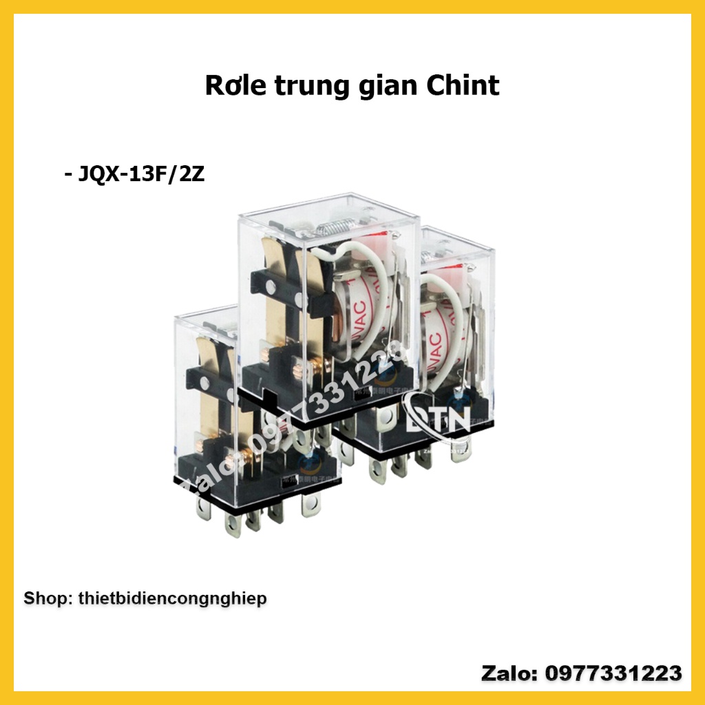 Chint Rơle trung gian Chint JQX-13F/2Z 8 chân dẹt to (hàng chính hãng) | Shopee Việt Nam