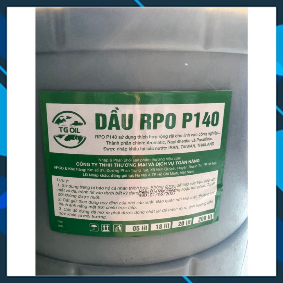 Dầu Cầu Đặc / Dầu Cầu/ Dầu RPO P140 Can 18 Lít- Daumooto | Shopee Việt Nam