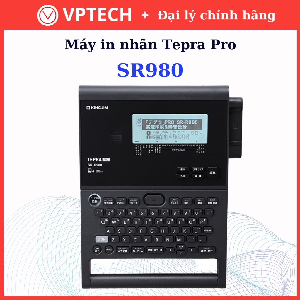 Máy in nhãn Tepra Pro SR980 - Hàng chính hãng Tepra | Shopee Việt Nam