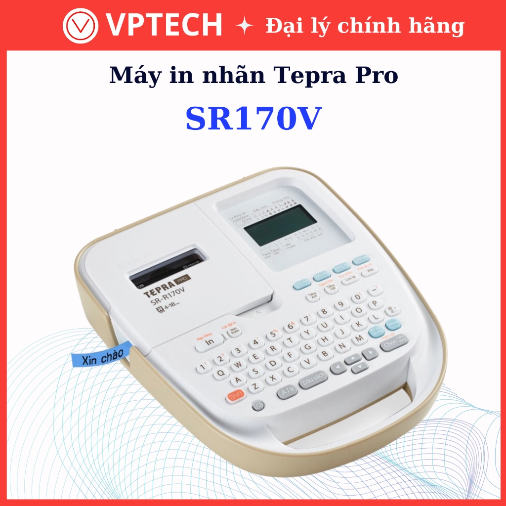 Máy in nhãn Tepra Pro SR170V - Hàng chính hãng Tepra | Shopee Việt Nam