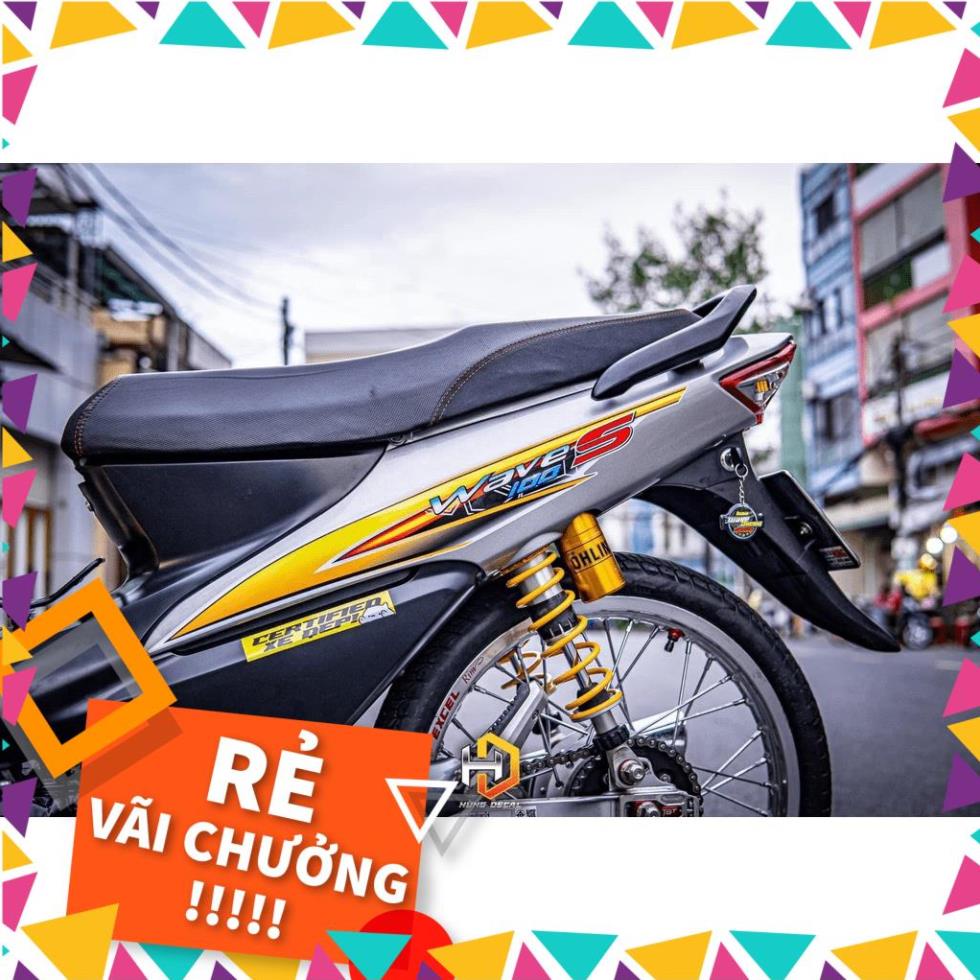 Tem rời Wave S100 - Mẫu vàng đen | Shopee Việt Nam