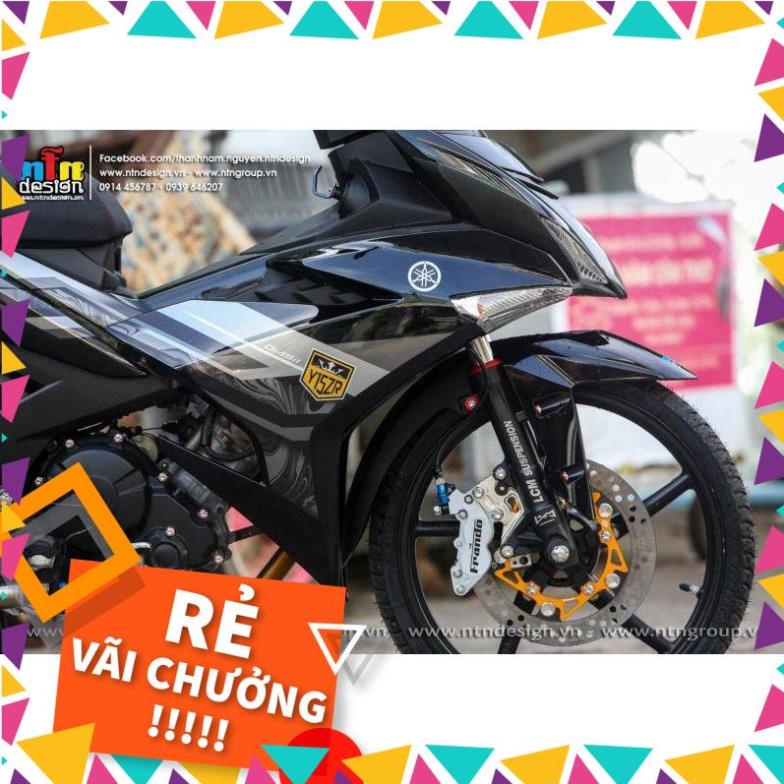 TEM RỜI mẫu Y15ZR 2022 xám cho Exciter 150 đen | Shopee Việt Nam