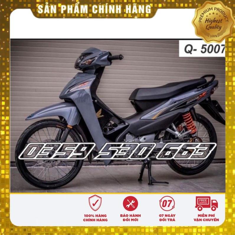 Tem Wave A 2017 110 - mẫu X rời dán xe xám xi măng | Shopee Việt Nam
