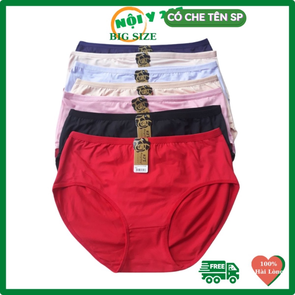 Quần lót nữ cạp cao cotton cho người béo mập già trẻ̀ 70kg 80kg 90kg 100kg chip nữ bigsize 4XL ...