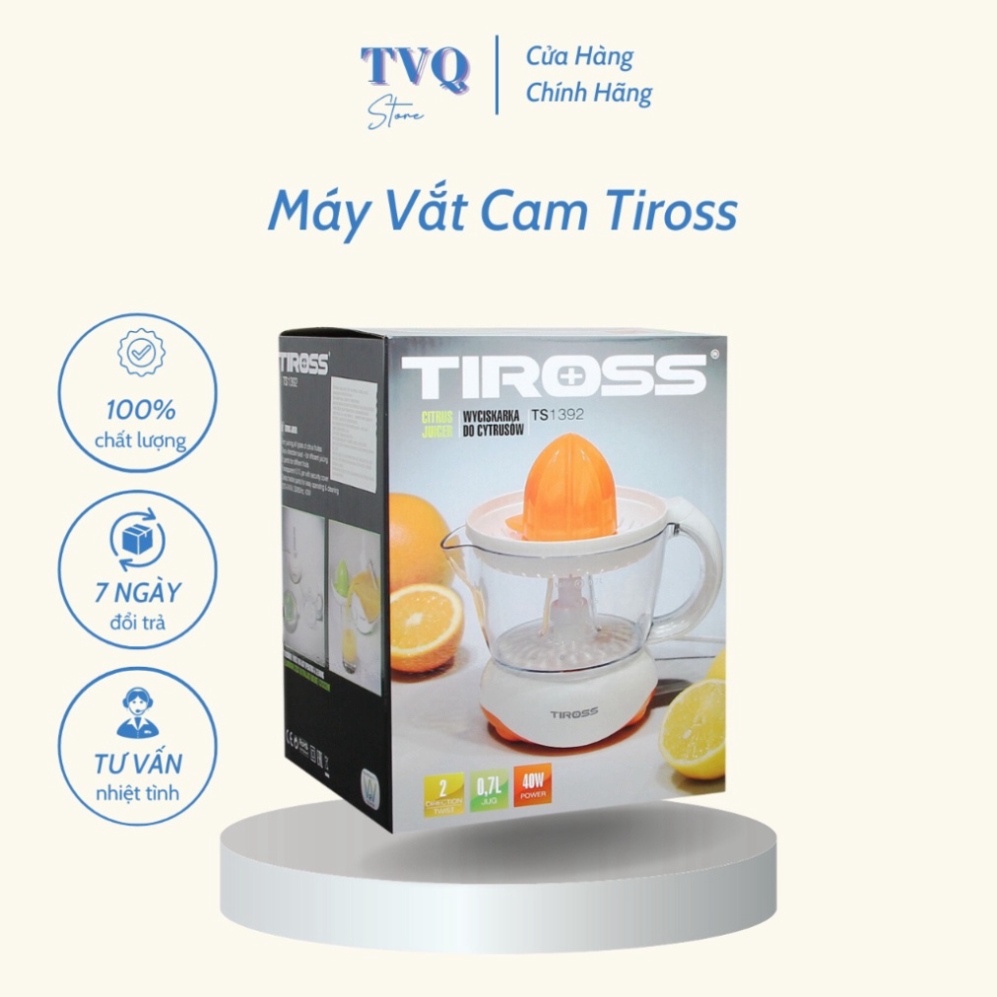 Máy Vắt Cam Tiross Chính Hãng Dung Tích 700Ml Tháo Lắp Dễ Dàng (TVQ ...